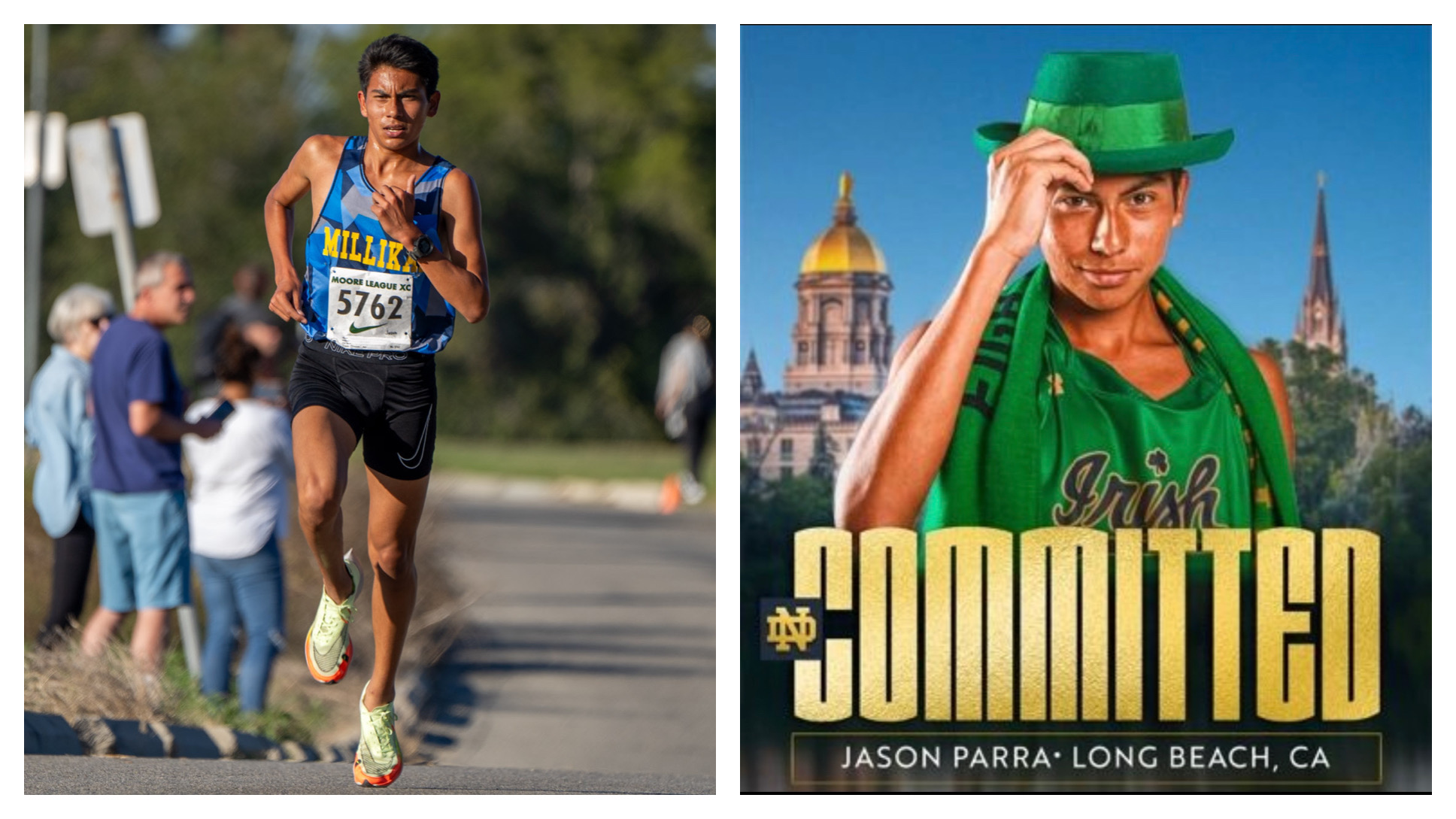 Cross Country: Millikan’s Jason Parra Commits to Notre Dame – The562.org