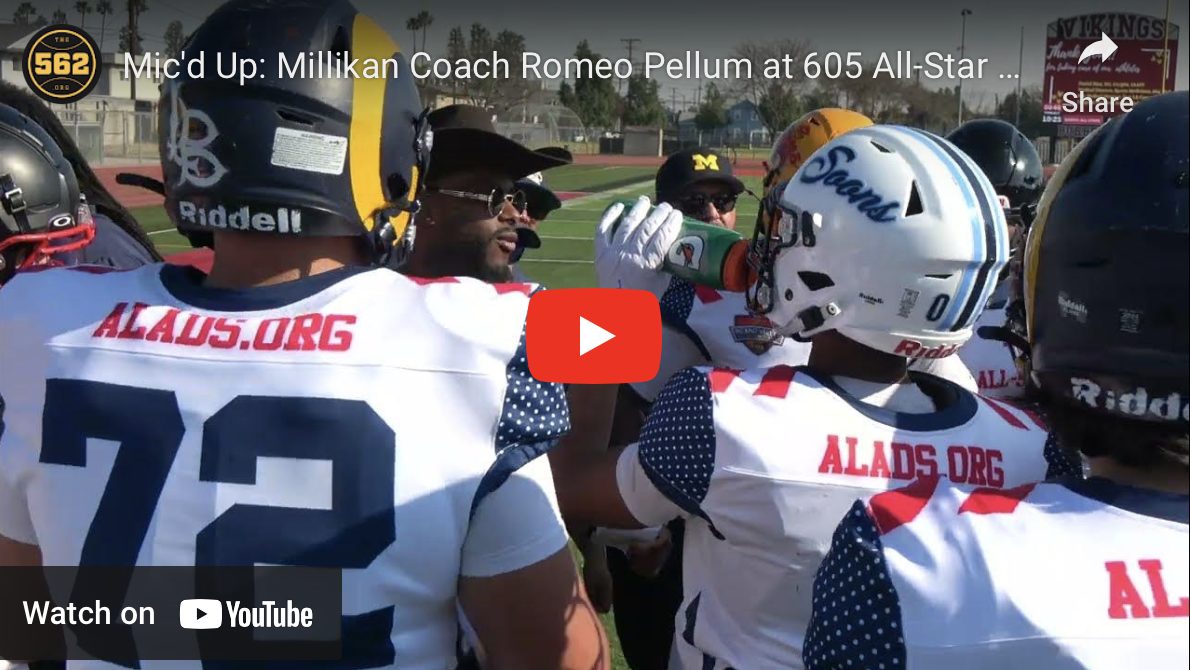 VIDEO: Romeo Pellum Mic’d Up For 605 All-Star Football Game – The562.org
