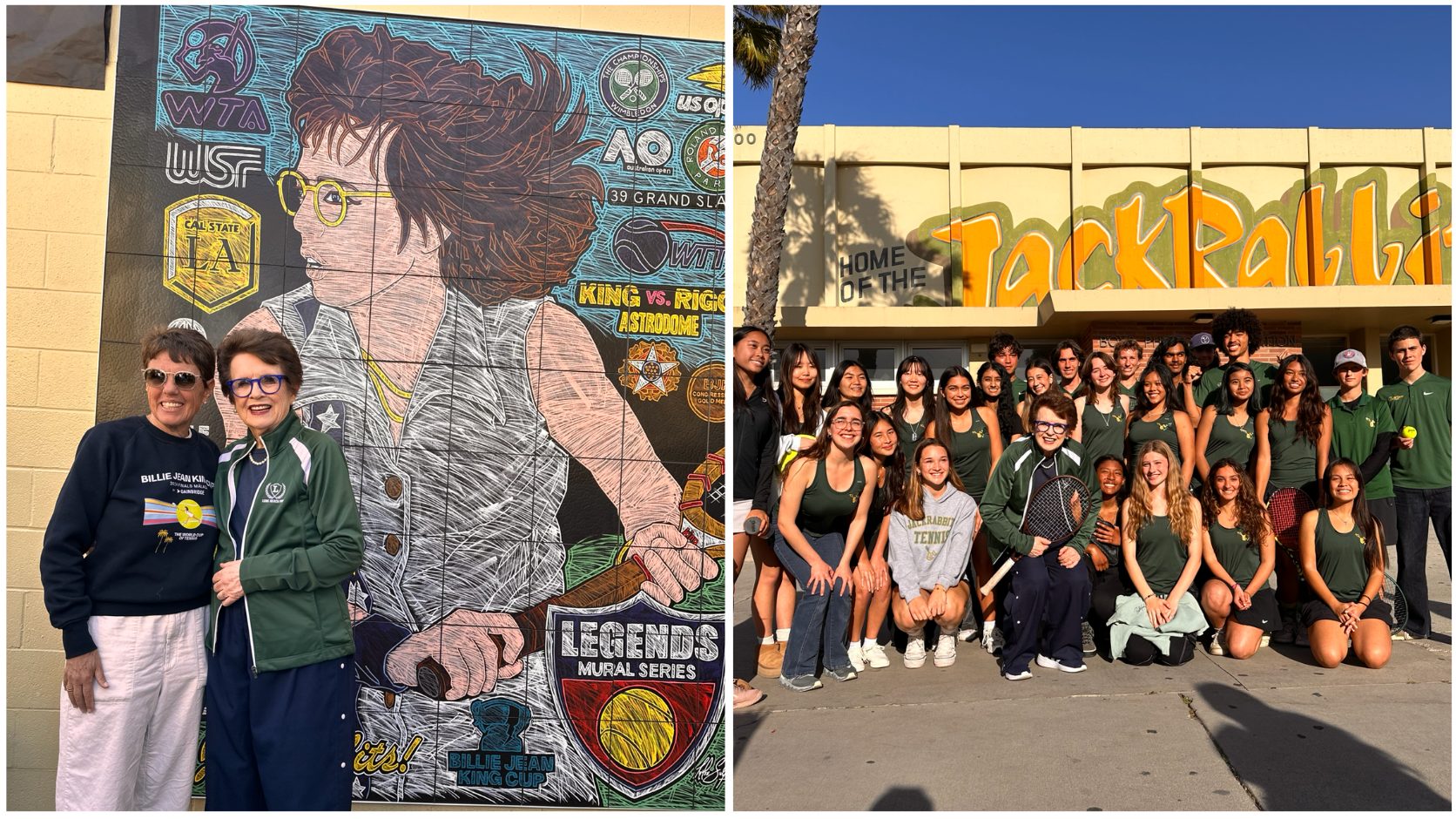 Billie Jean King Gets New Mural at Long Beach Poly – The562.org